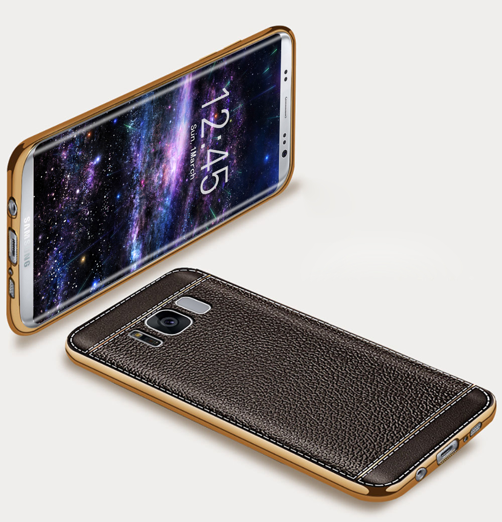 PU Leder Handyhülle für Samsung Galaxy S8 / S8 plus Handy Tasche Case ...