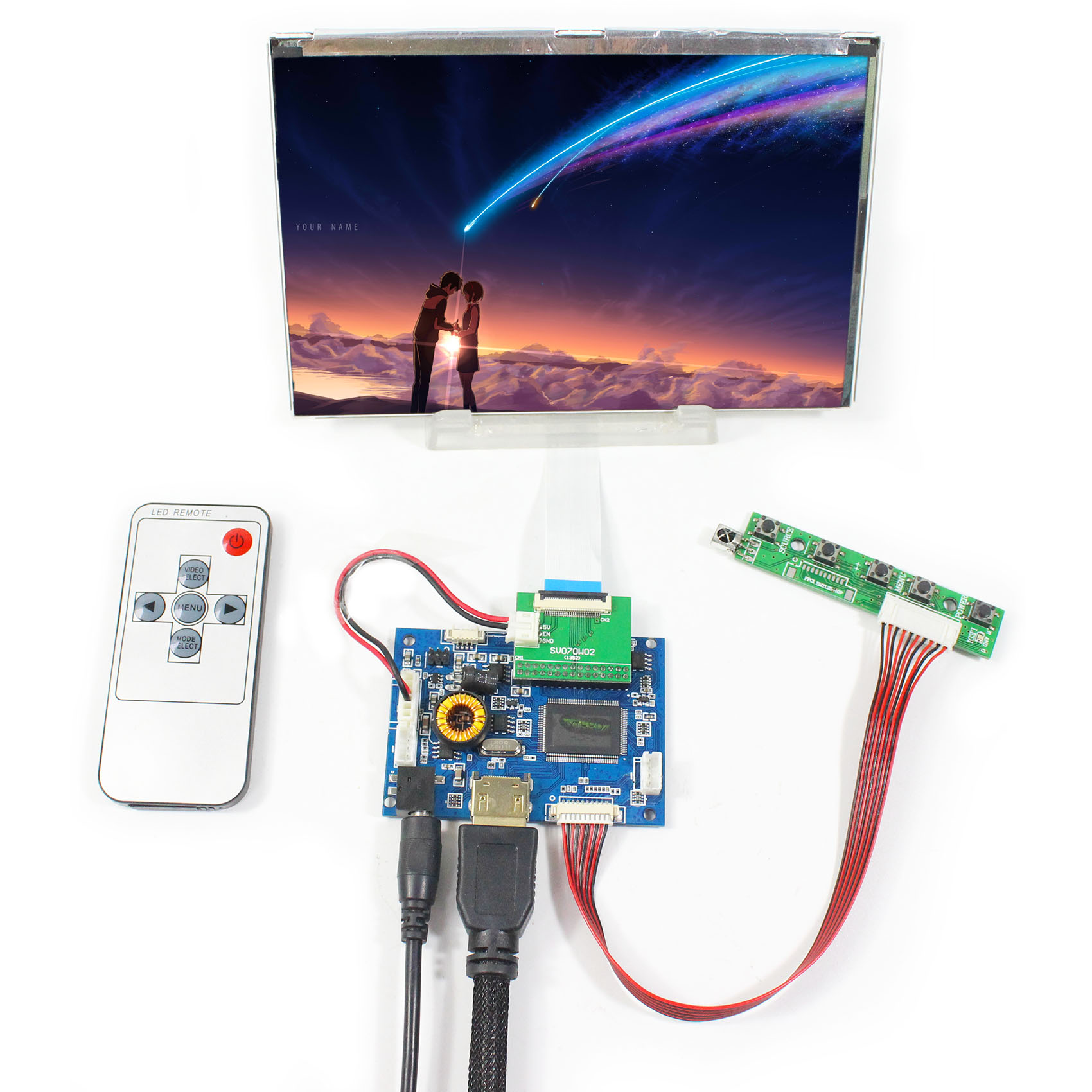 HD MI VGA LCD Controller Board TY2660H 7 in HSD070PWW1 1280X800 IPS LCD Screen | eBay