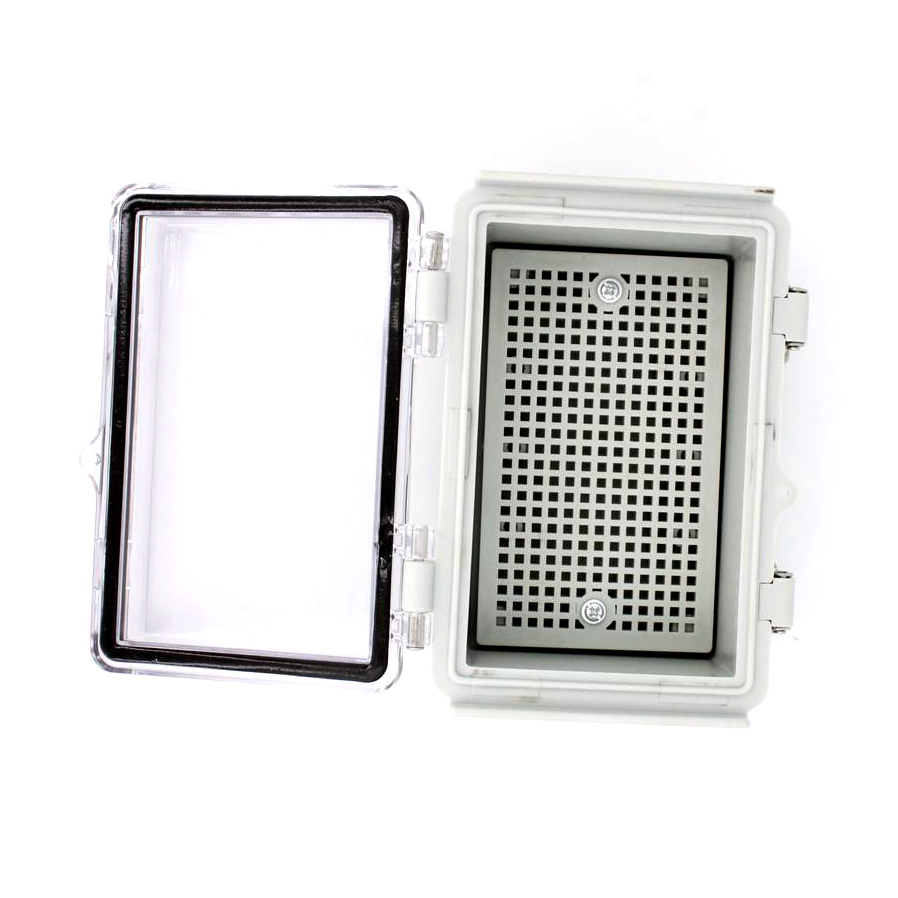 Clear Cover Hinged Lid Electrical Enclosure Case IP67 Waterproof ...