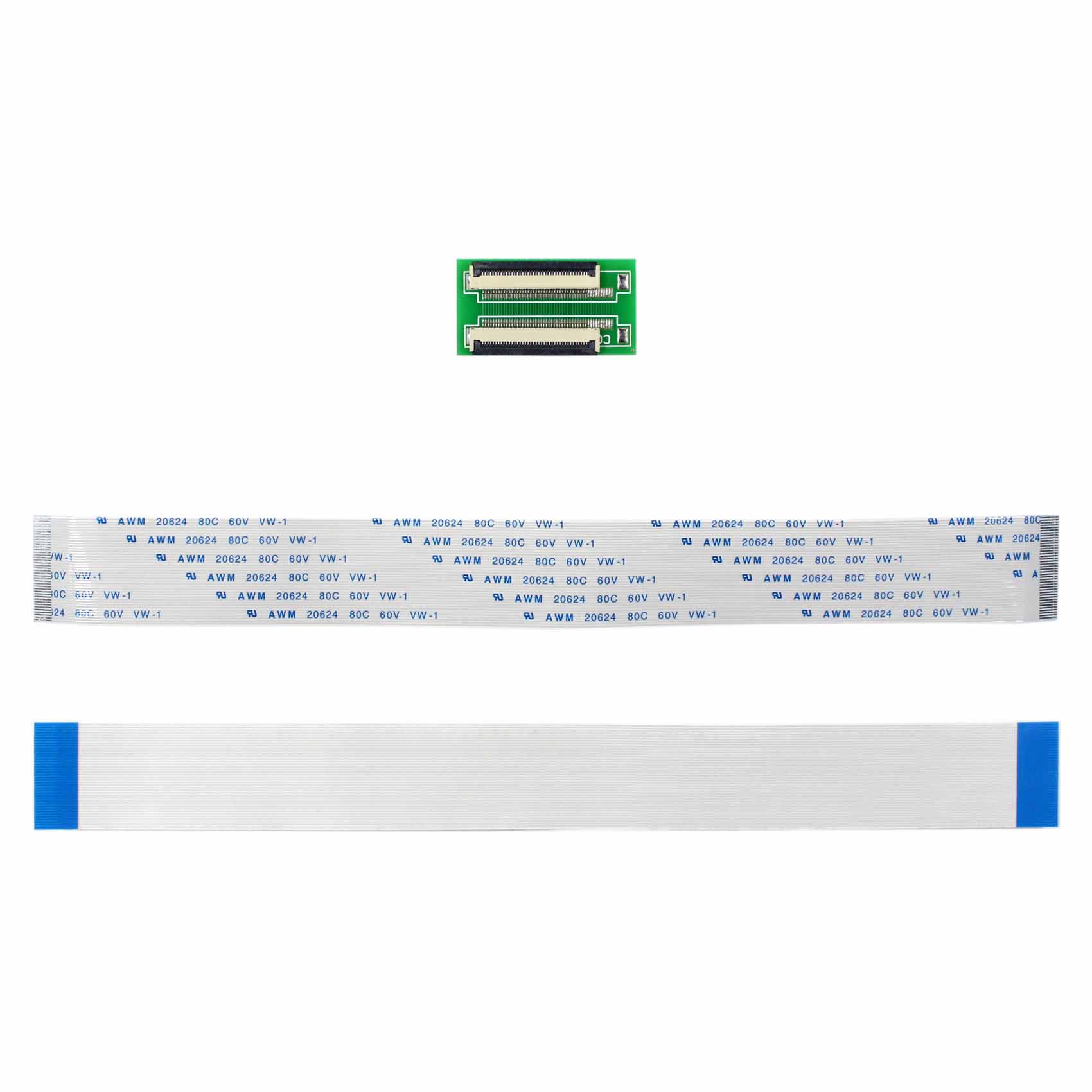 40Pin to 40Pin ZIF 0.5mm connector adapter with extension flat cable ...