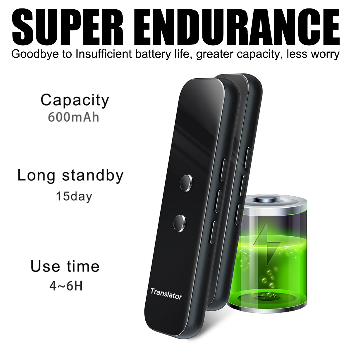 Portable 137 Languages Translator Two Way Instant Voice Translation ...