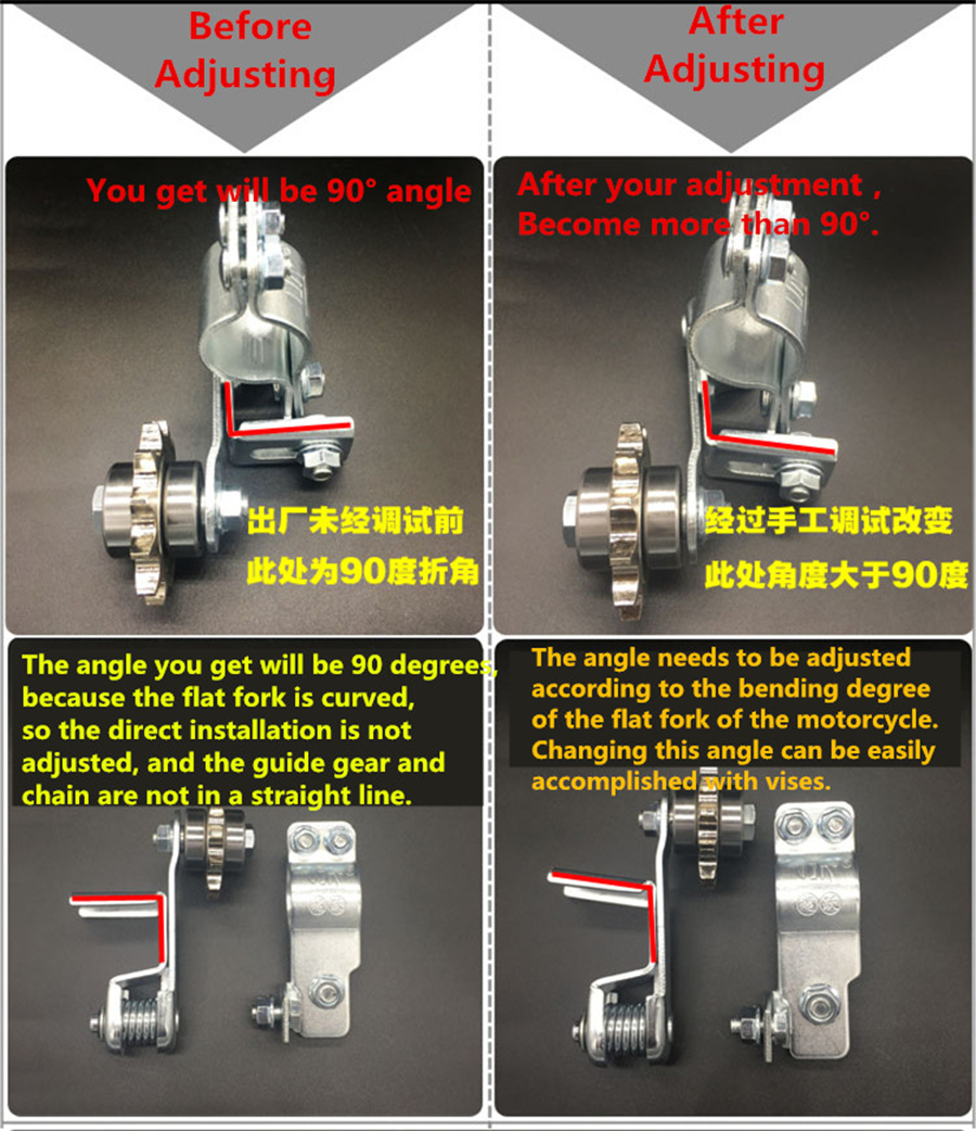 High Strength Steel Motorcycle ATV Tight Chain Tensioner Adjuster Tool ...