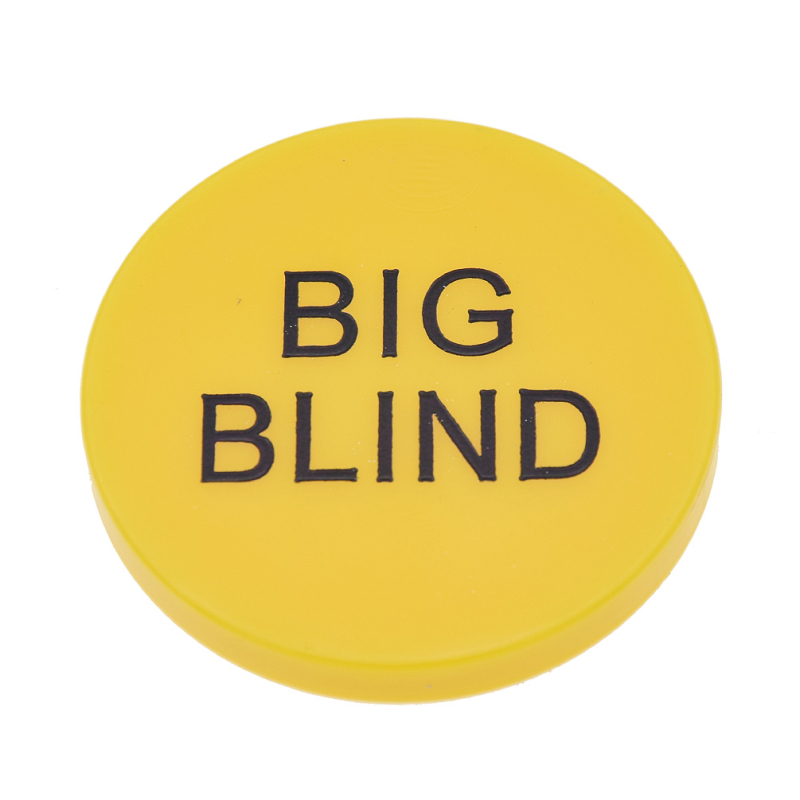 3 Pcs Poker Melamine Buttons Chips Small Blind Big Blind Dealer Game ...