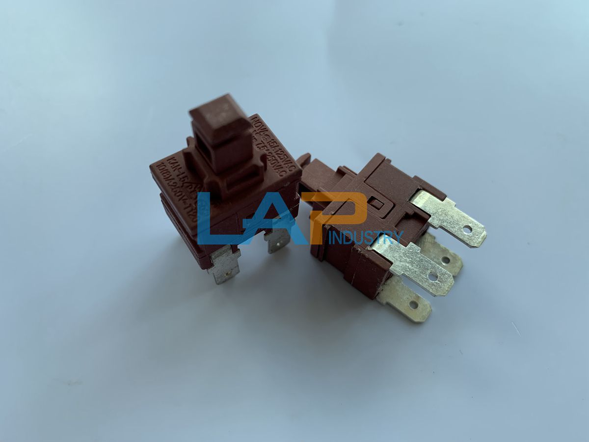 QTY:2 NOVA KAN-L5 4 Pin ON OFF Power Switch Push Botton 7.5A 250VAC ...