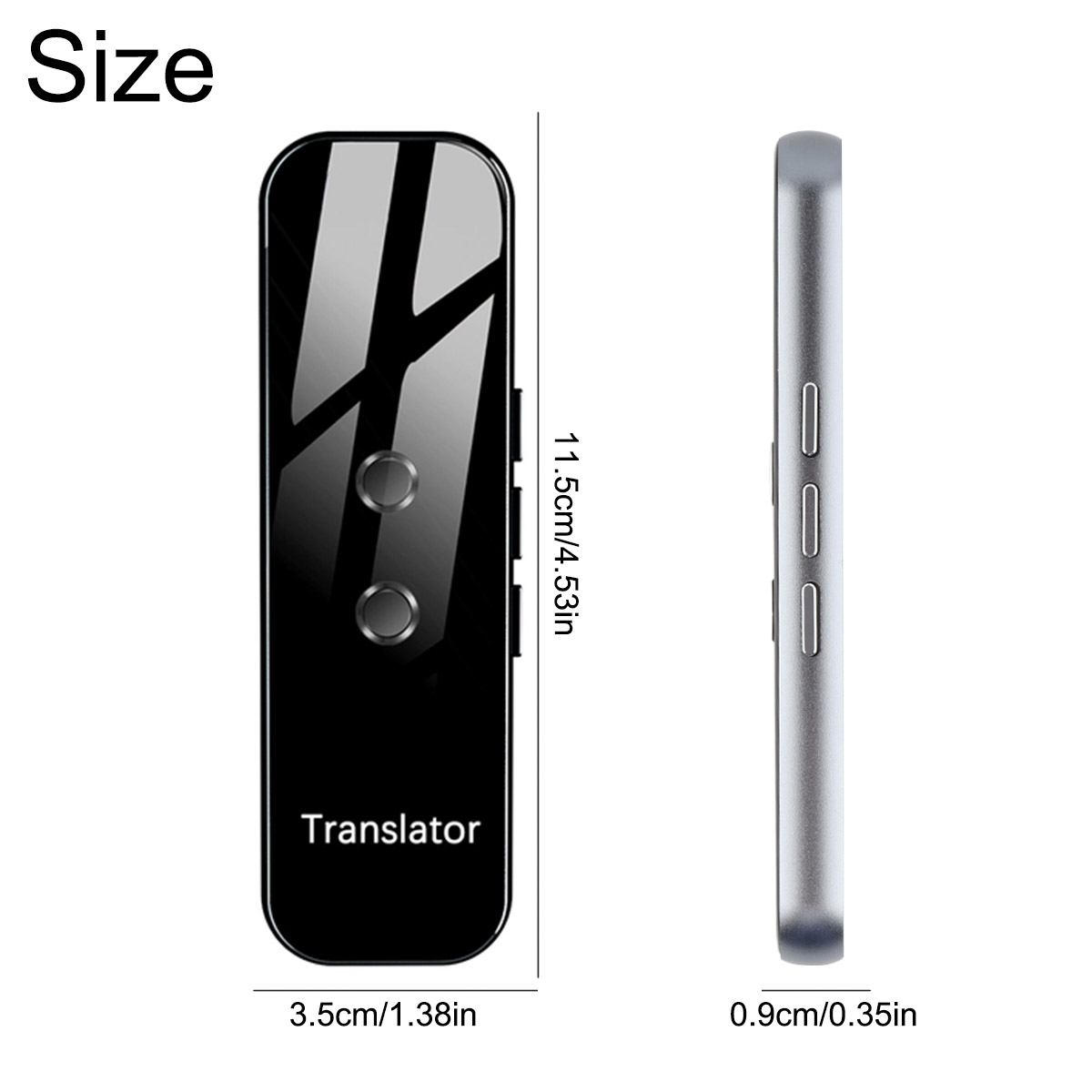 Portable 137 Languages Translator Two Way Instant Voice Translation ...