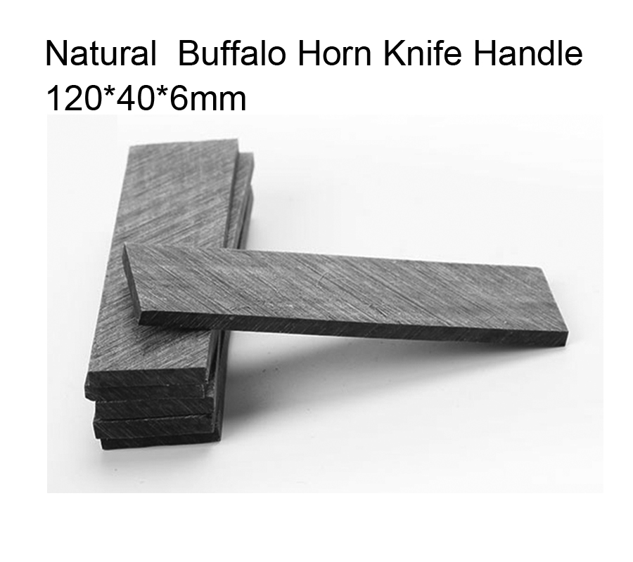 120*40*6mm Real Ox Horn Knife Handle Making DIY Scale Slab Buffalo Horn ...