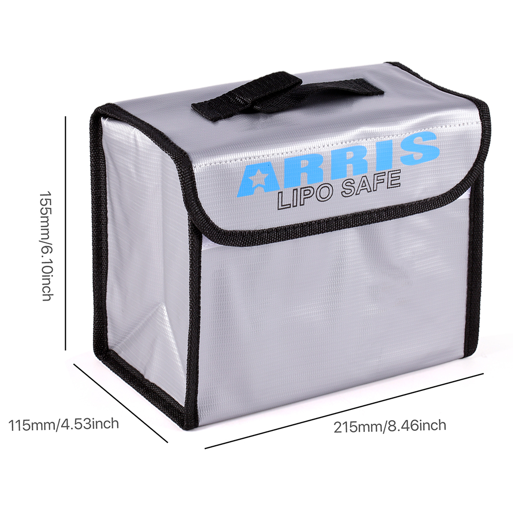 RC Battery Safety HOBBYMATE Lipo Battery Safe Bag - Fireproof Charging ...