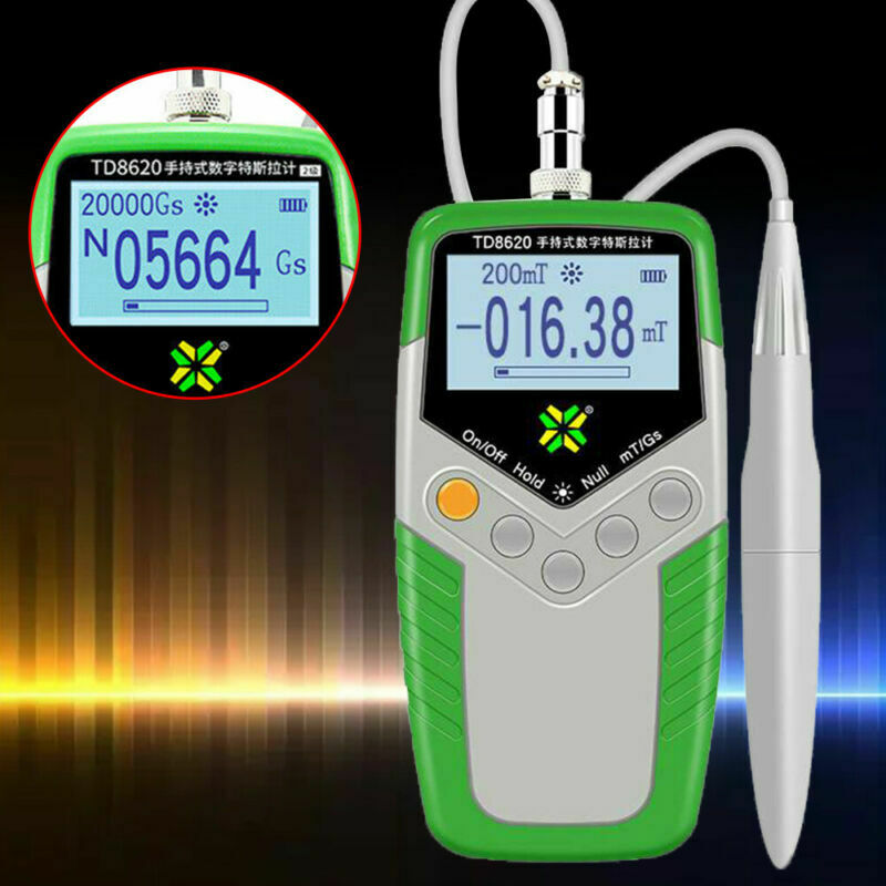 Handheld Tesla Meter Teslameter Gauss Meter Surface Magnetic Field ...
