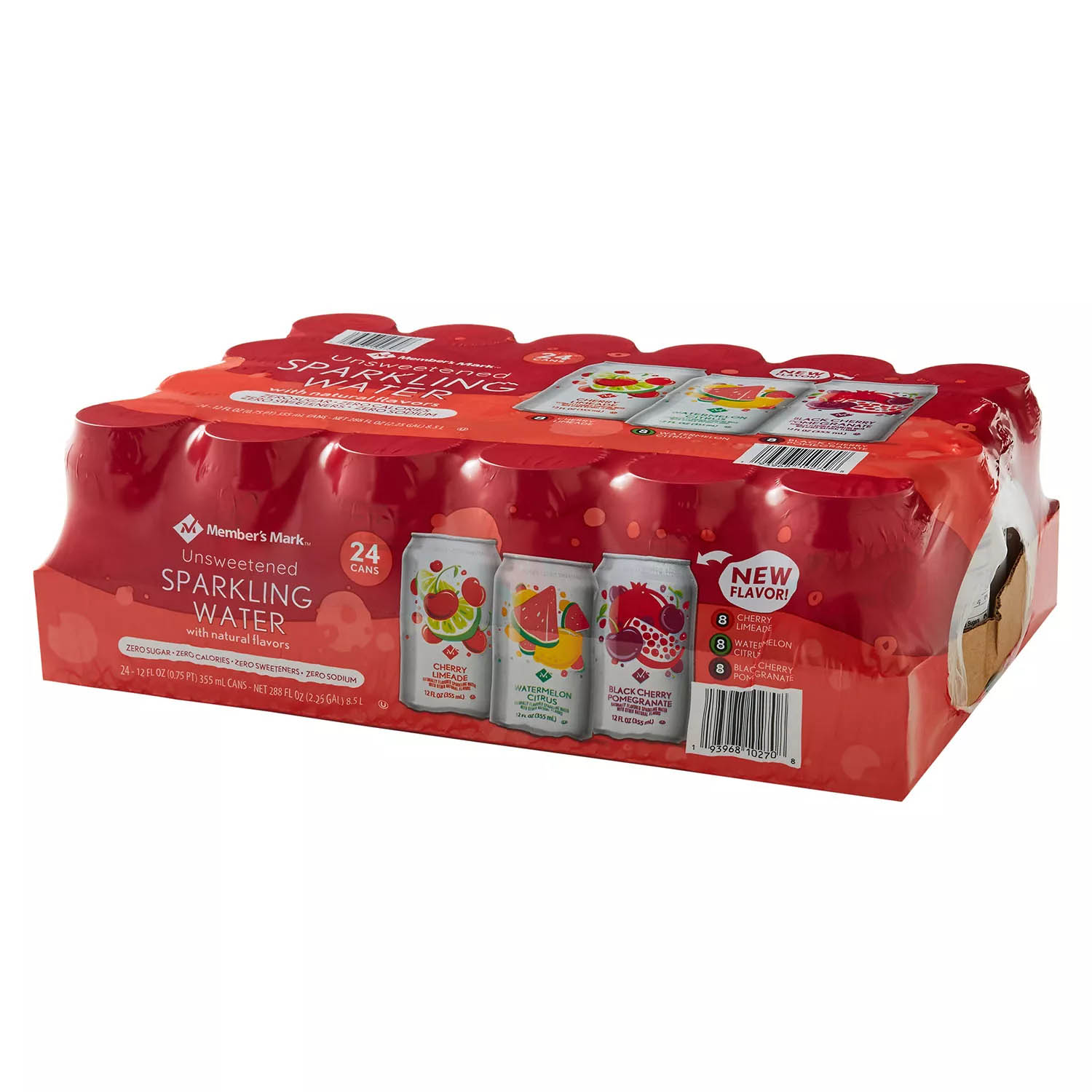 Купить Вода Member's Mark Unsweetened Sparkling Water Variety Pack (12 ...