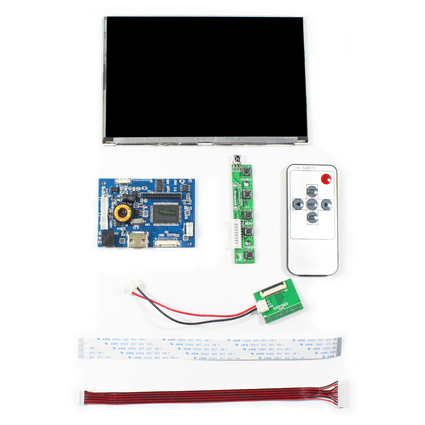 HD MI VGA LCD Controller Board TY2660H 7 in HSD070PWW1 1280X800 IPS LCD Screen | eBay