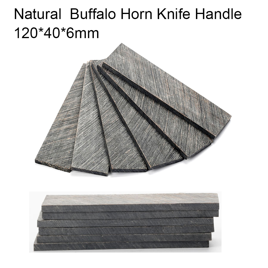 Real Ox Horn Knife Handle Making DIY Scale Slab Buffalo Horn Material ...