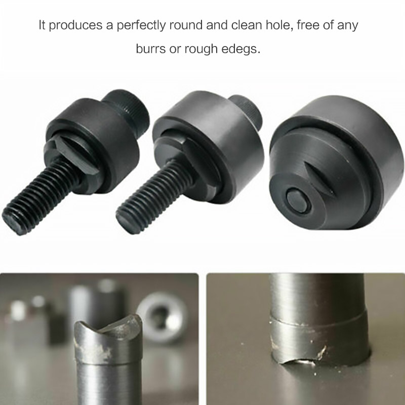 Q Max Sheet Metal Hole Punch Metric 16-50mm easy To Cutting neat holes ...