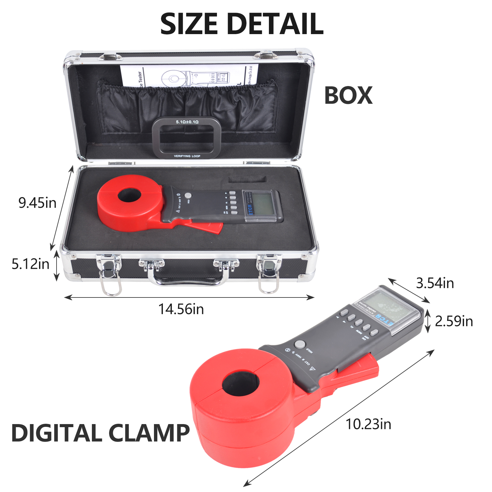 Electrical Outlet Tester Digital Earth Resistance Tester Winapex ...