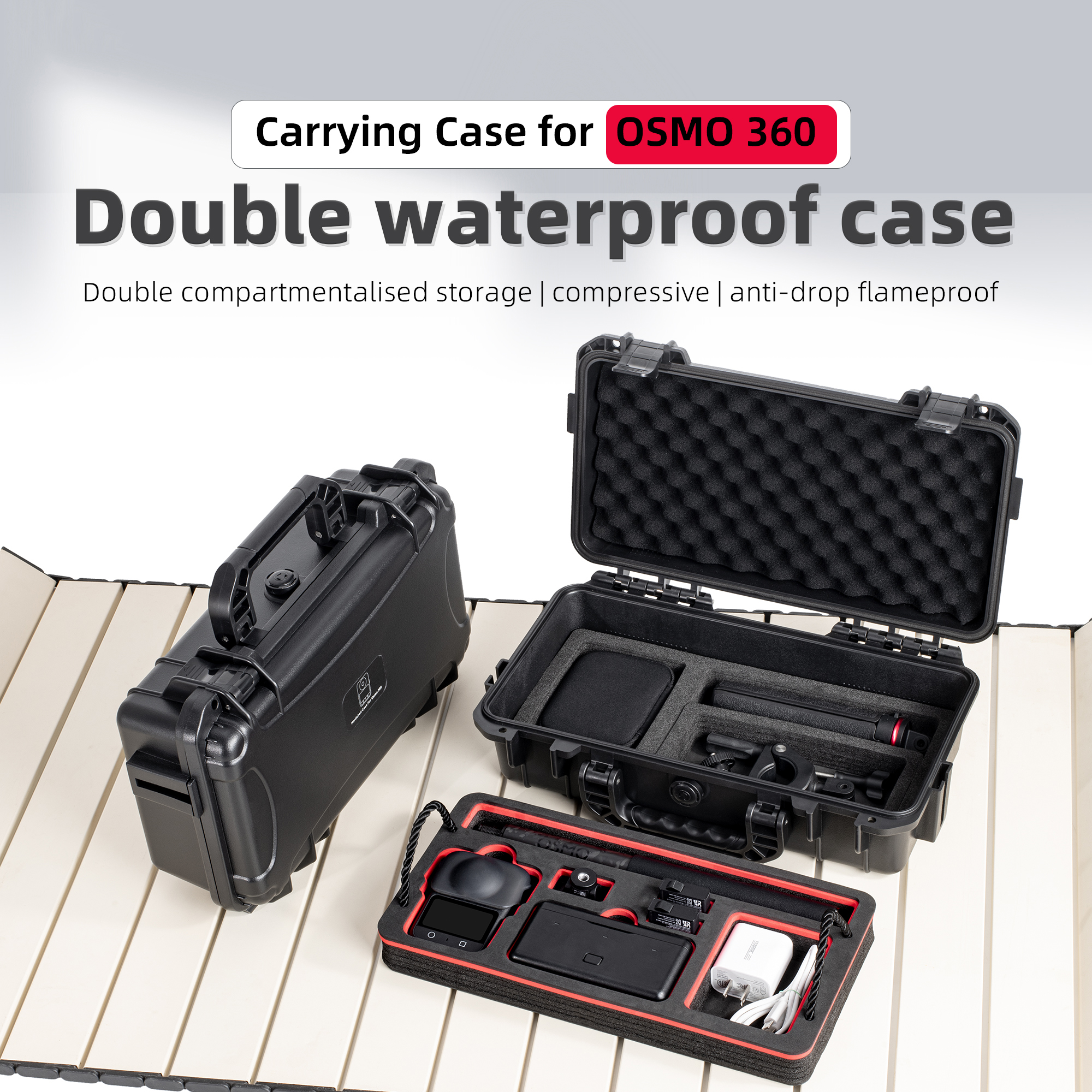Osmo 360 Accessories Camera Accessories Organizer Hard EVA Carrying ...