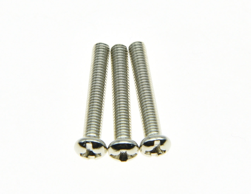 30xNickel Metric M3 Guitar Bridge Saddle Intonation Screws for Squier ...