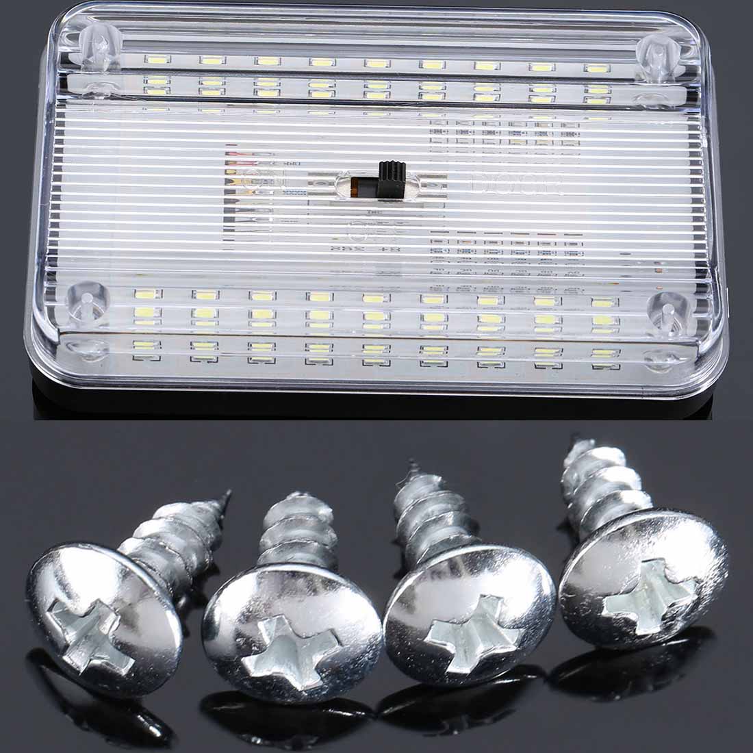 36 LED White Auto Car Van Bus Interior Ceiling Dome Roof Light Lamp ...