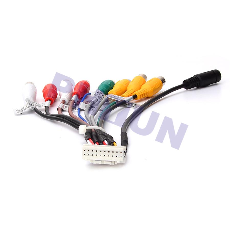 20-pol Autoradio Radio Cinch-stecker Kabel Aux IN Adapter Kabel MIC ...