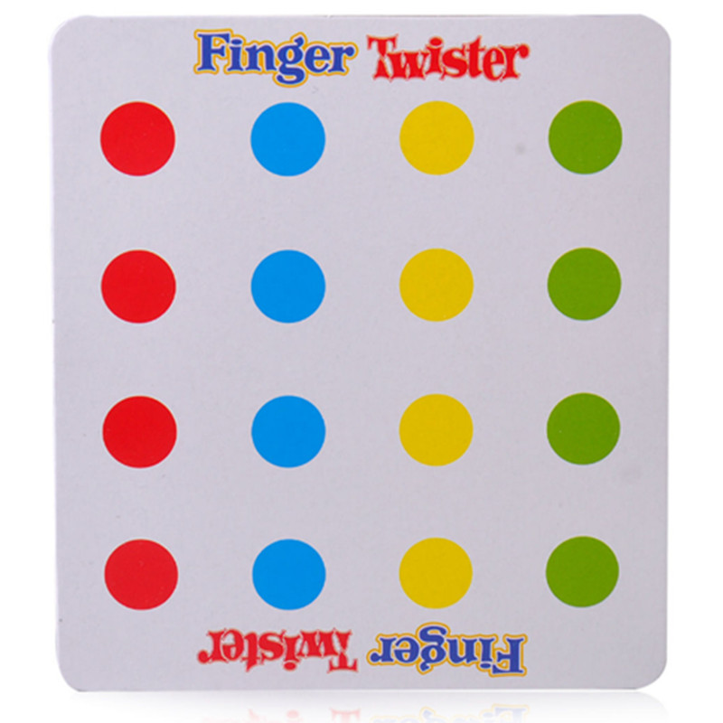 Finger Twister Board Gift Game Funny Table Games Mini Version Party ...