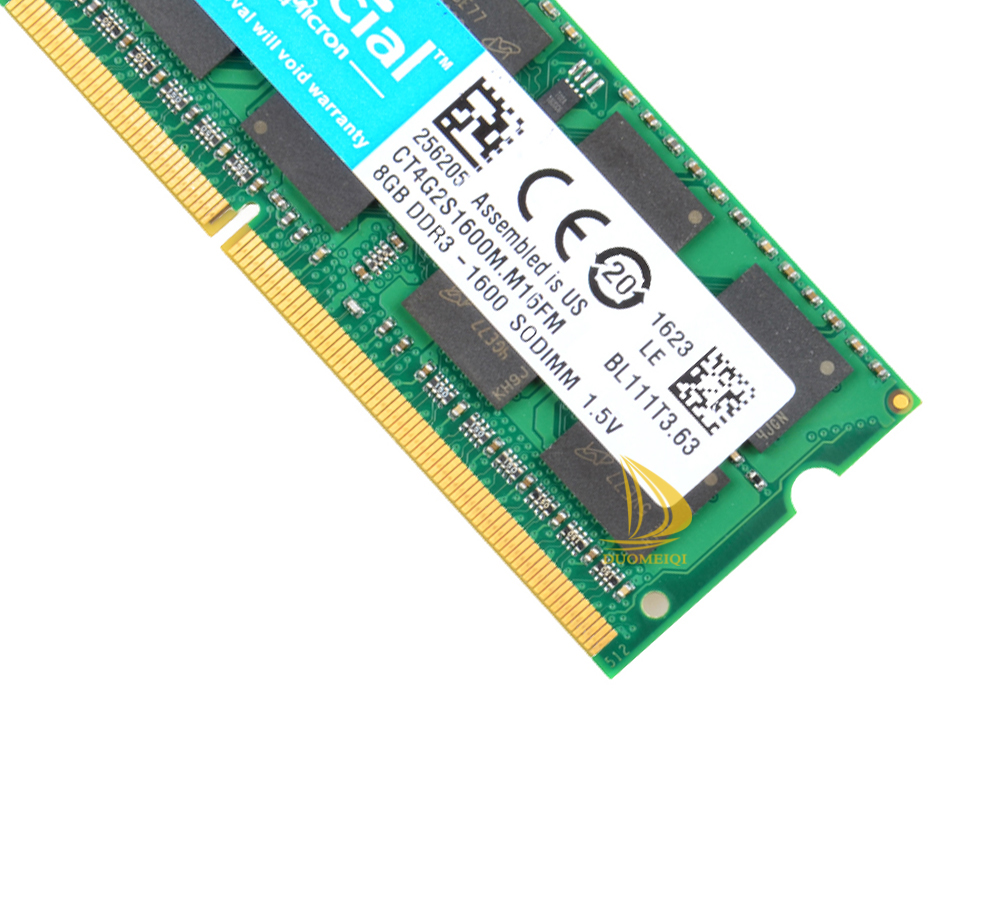 Crucial 16GB 2X 8GB PC3 12800S DDR3 1600MHZ SODIMM Memoria RAM Laptop ...