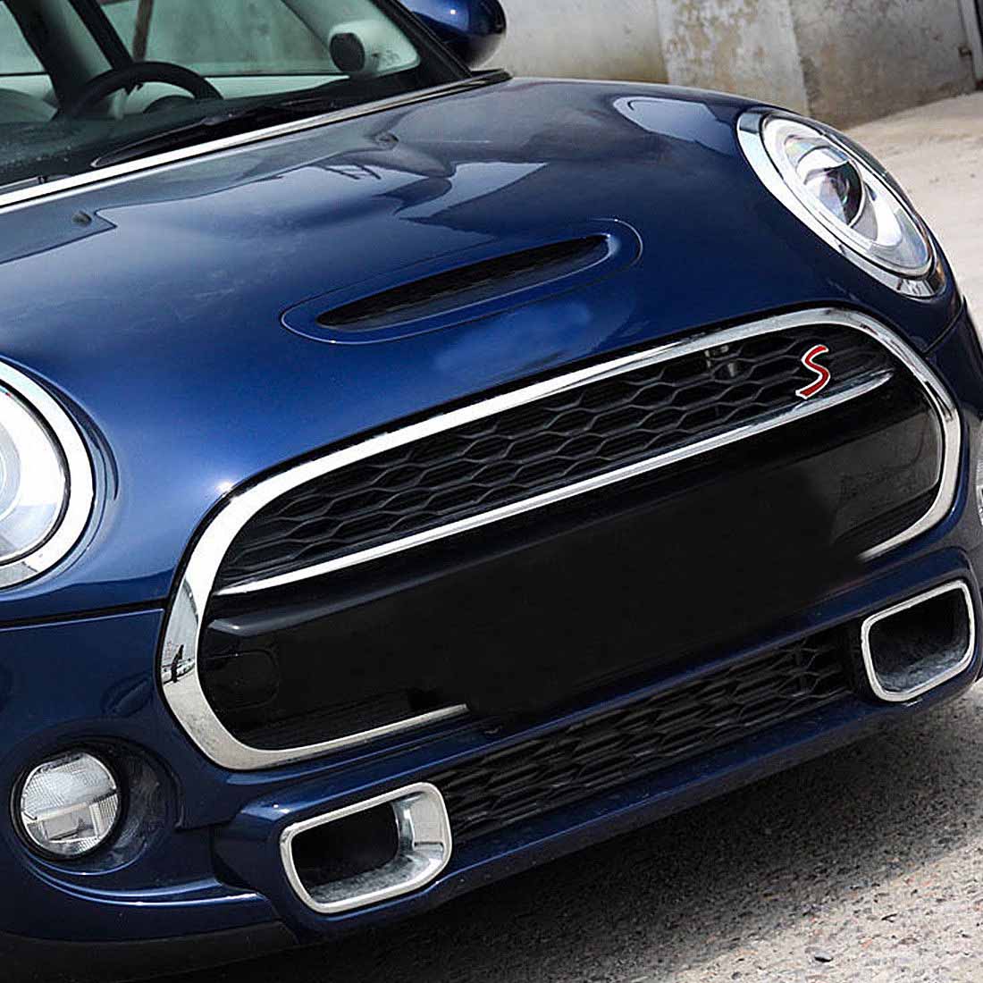 FOR MINI COOPER S GRILL BADGE REPLACEMENT EMBLEM METAL WITH FITTING KIT ...