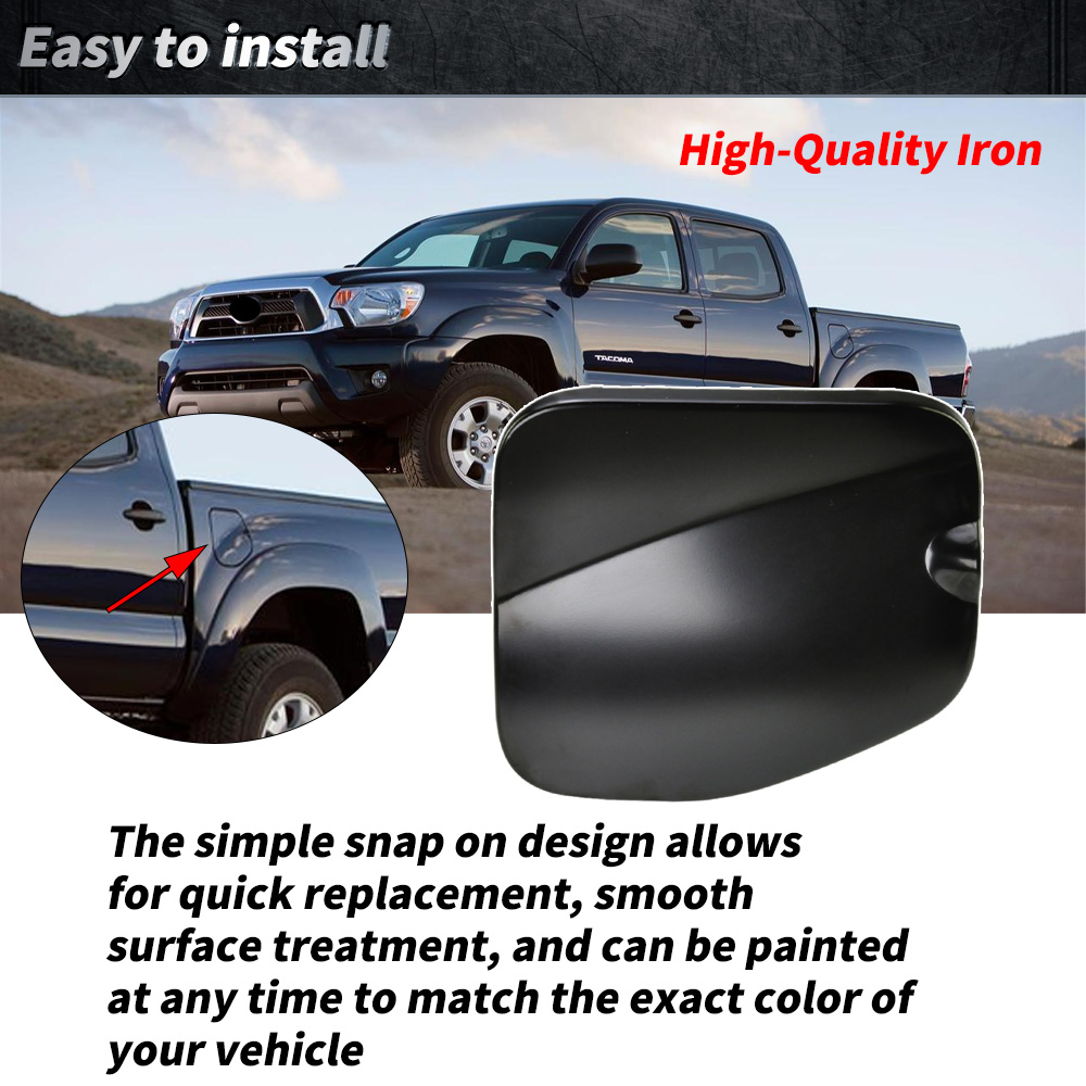 Fuel Tank Door fit Toyota Tacoma 2005-2015 Gas Fuel Filler Door No ...