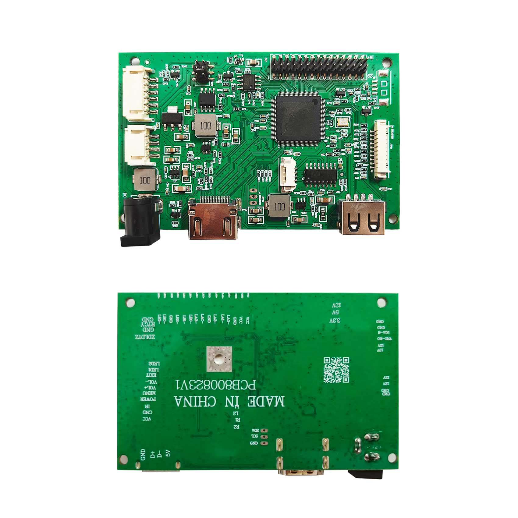 HD USB LCD Controller Board For 24inch DV240FBM-NB0 1920X360 LCD Screen ...