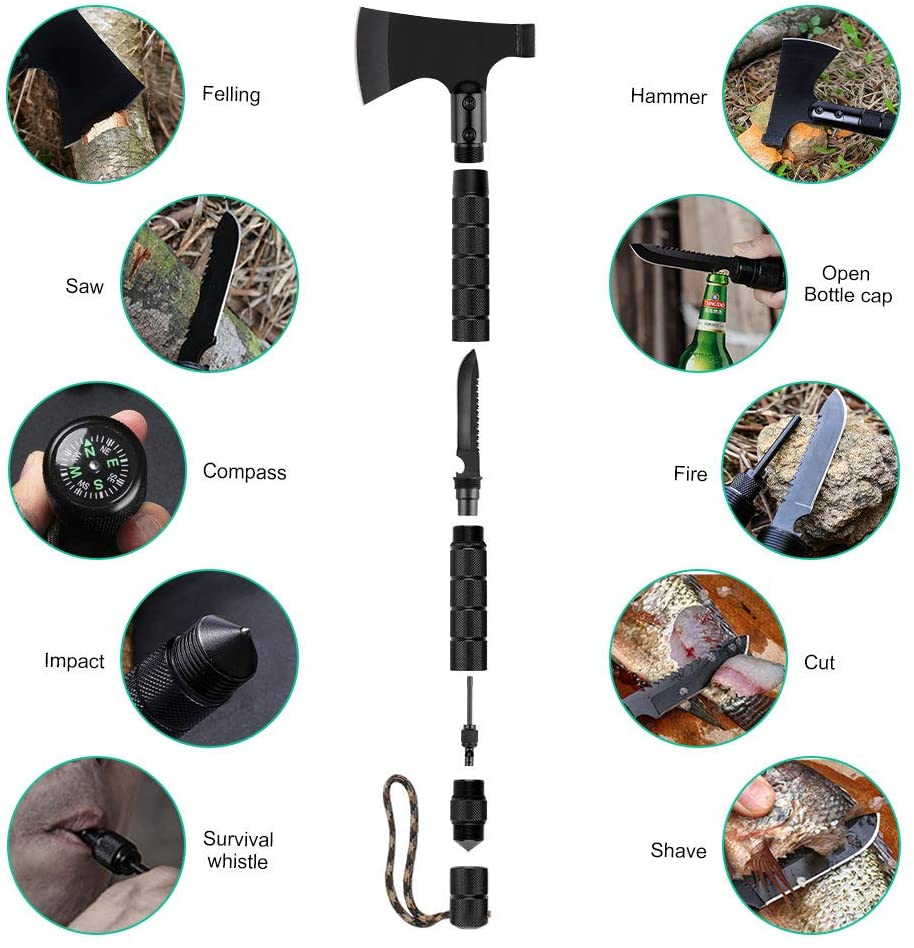 Купить Топор LIANTRAL multi/tool Camping Tactical Axe Hatchet Survival ...