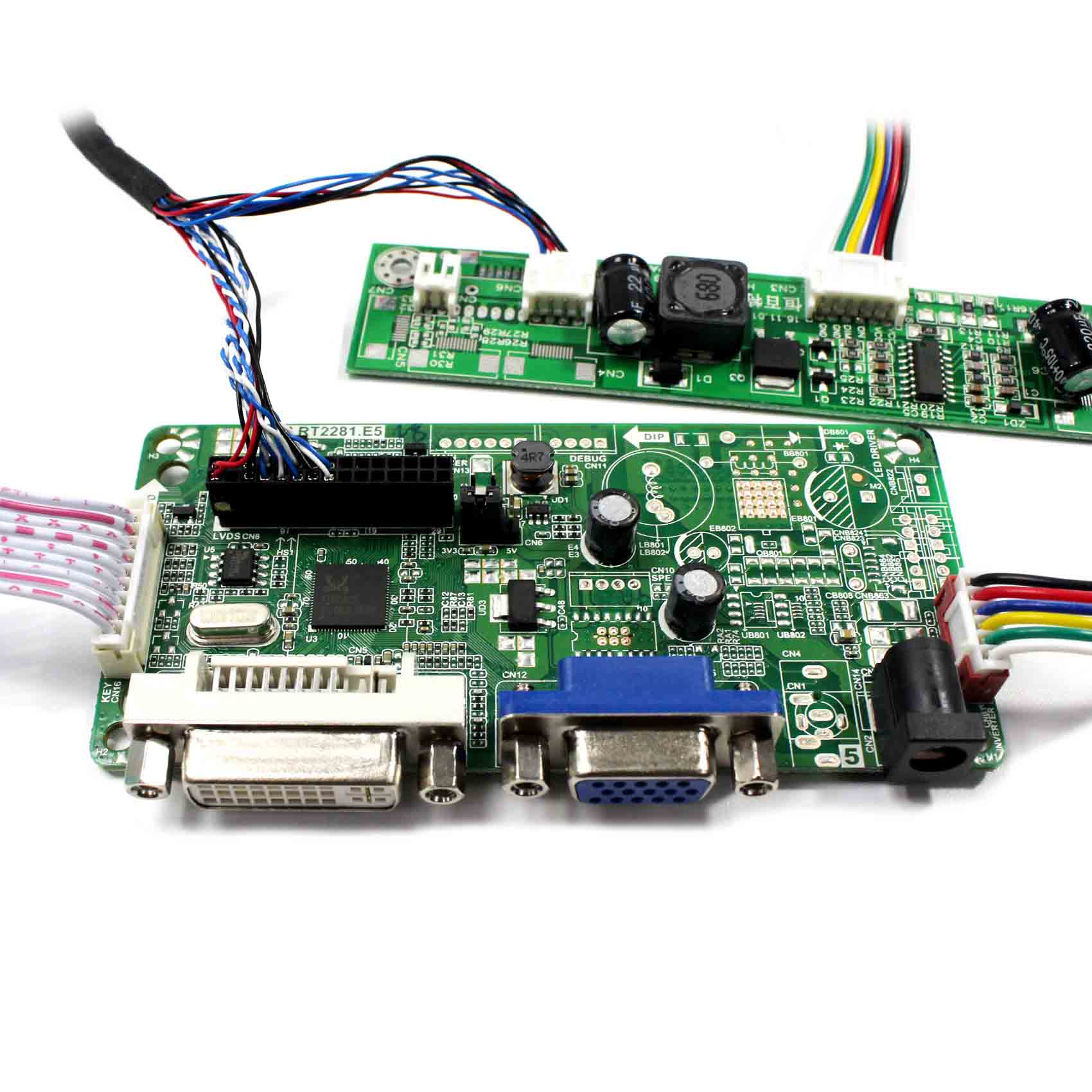 DVI VGA LCD Controller board work for 9.7inch IPAD2 LP097X02 1024x768 ...