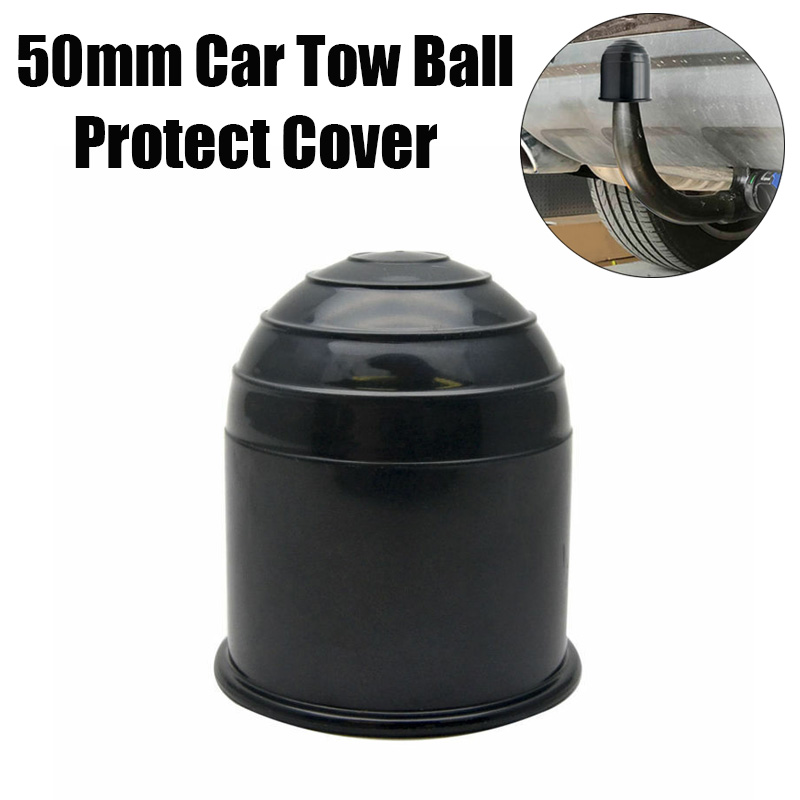 50mm Plastic Car Tow Ball Cover Cap Towing Hitch Caravan Trailer ...