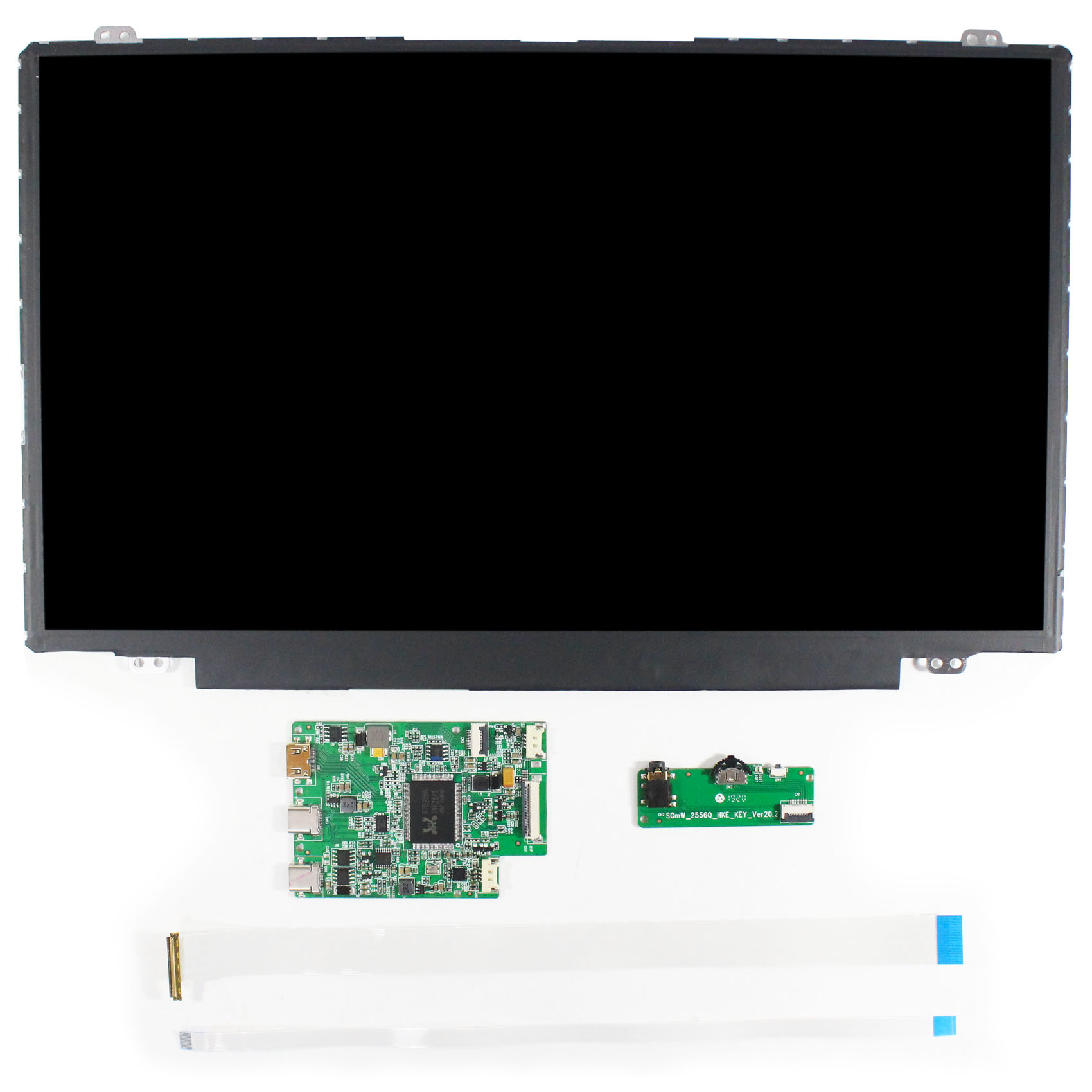 HD-MI Type C USB LCD Controller Board 14" NV140FHM eDP IPS LCD ...
