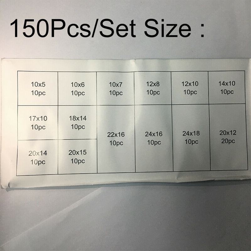150pcs Fibre Washer Set Kit Assorted Fibre Seals Sealing Washers ...