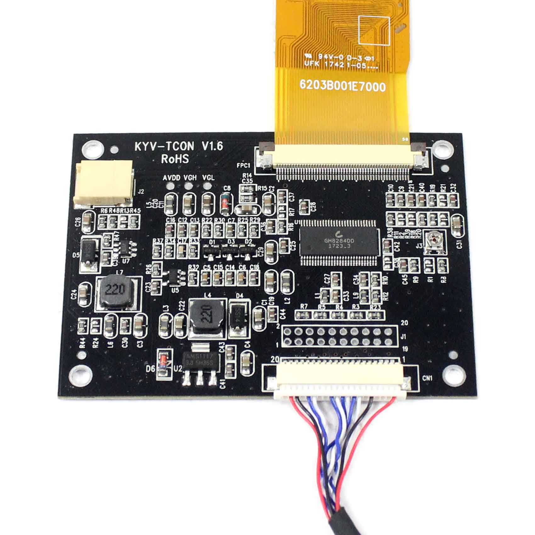 HD MI LCD Controller Board 5inch ZJ050NA-08C Replace AT050TN22 640x480 LCD 6718201111794 | eBay