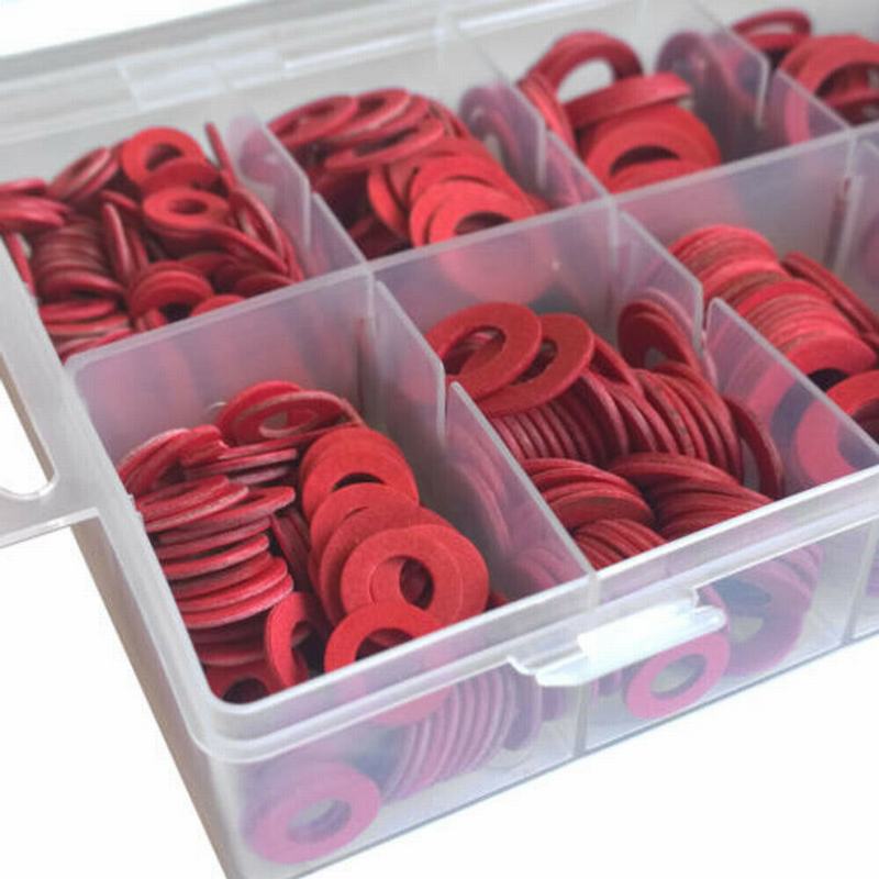 150pcs Fibre Washer Set Kit Assorted Fibre Seals Sealing Washers ...