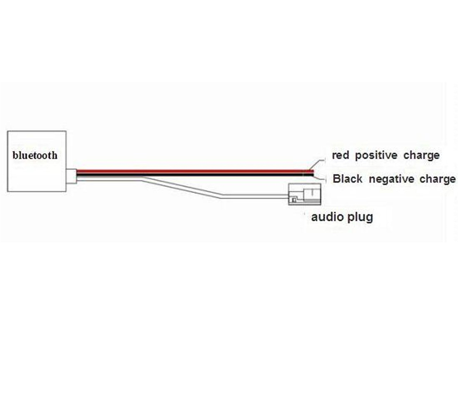 12Pin 12V Bluetooth 4.0 Adapter Aux Cable For Benz W169 W245 W203 W209 ...