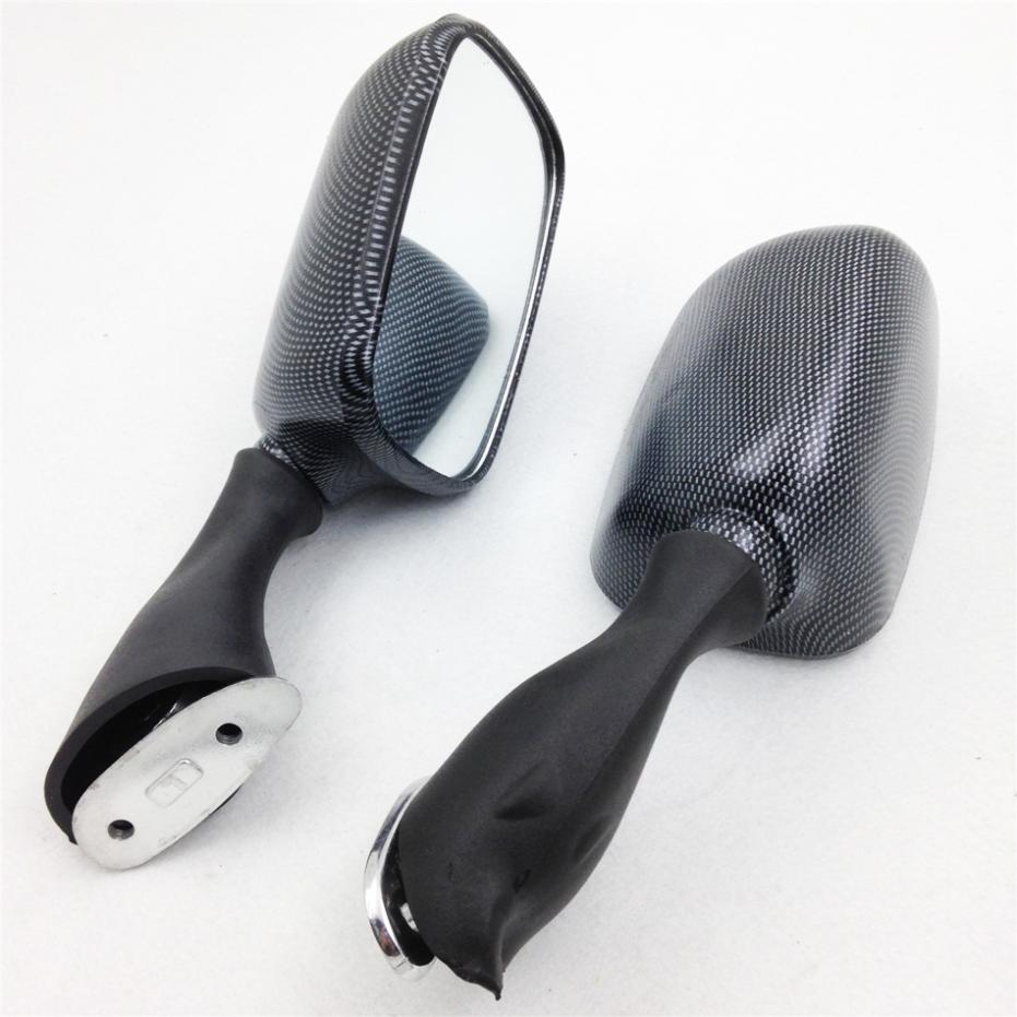 Motorcycle Carbon Rear View Side Mirrors for Suzuki Hayabusa GSXR 1300 ...