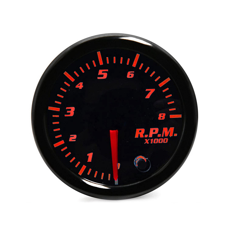 2"-1/16" 52mm Tacho Gauge Meter Tachometer 0-8000 RPM Gasoline Engine ...