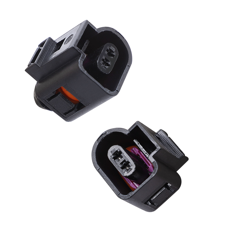 Ambient Air Temperature Sensor 2-pin Connector Plug Pigtail For Audi VW ...
