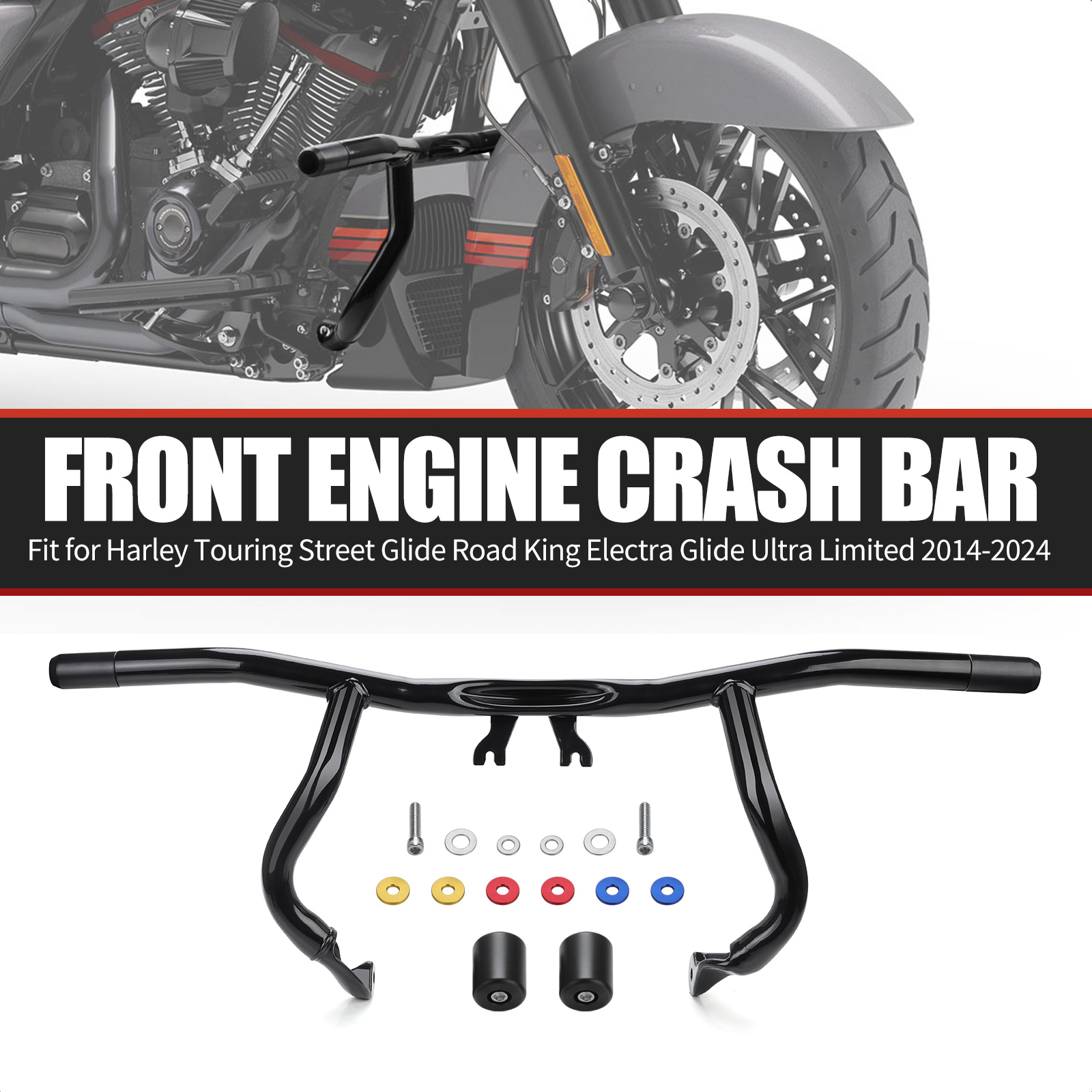 Motorcycle Engine Guards For 2018 Harley-Davidson Road Glide For Sale