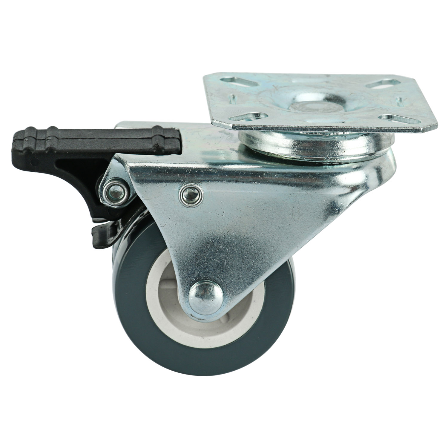 Dual Wheel Heavy Duty Swivel Plate Locking Casters 551 LBs, 4 Pack ...