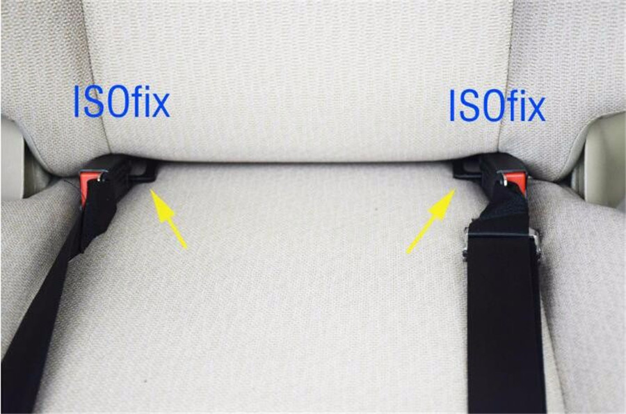 For Peugeot 206 Car Seat Isofix Retainer Belt Interfaces Guide Bracket ...