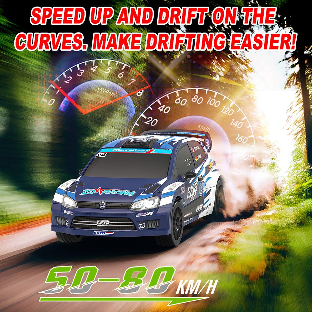 ZD Racing RX12 RC Car 1/12 4WD 2.4G 70KM/H Brushless Motor Dirft Rally ...