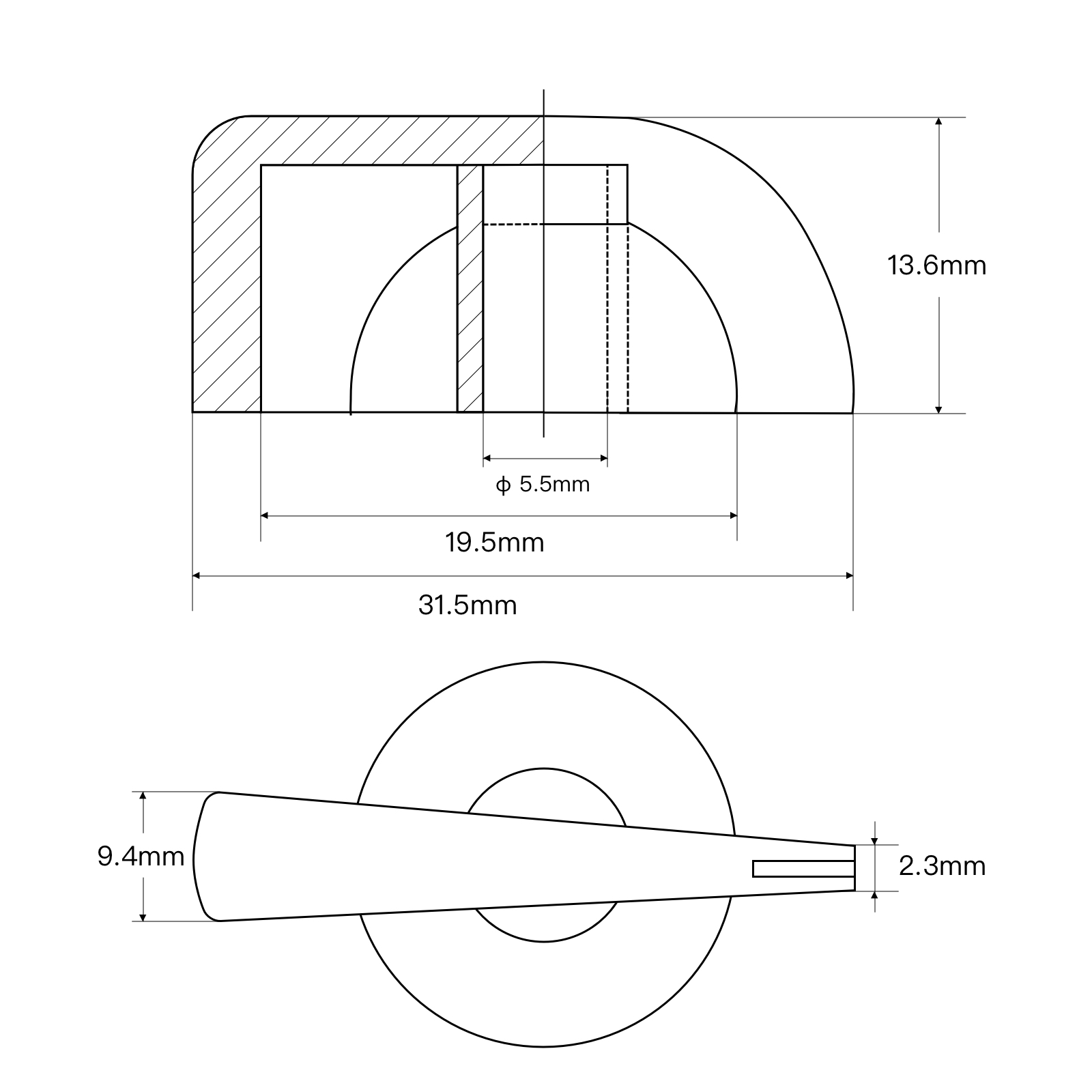 24PCS Big Chicken Head Knobs Guitar Bass Amp Amplifier Effect Pedal ...