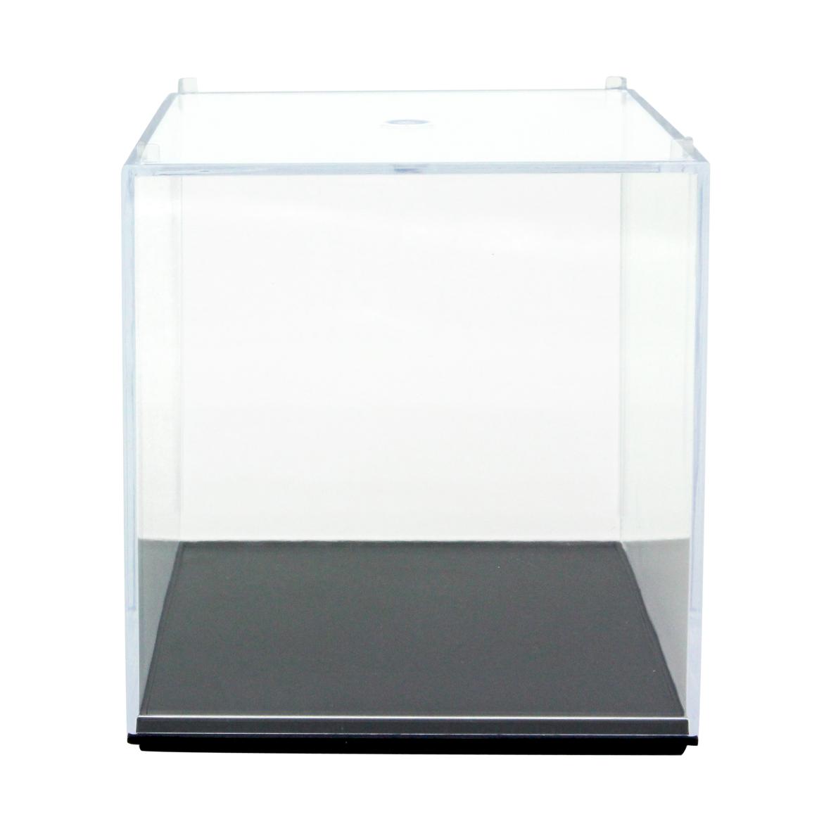 UK Perspex Cube 10cm Display Box Clear Acrylic Case Plastic Base ...