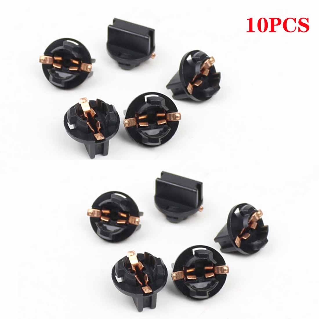 10X T10 Bulb Holder Twist Lock Wedge Instrument Panel Dash Light Bases ...