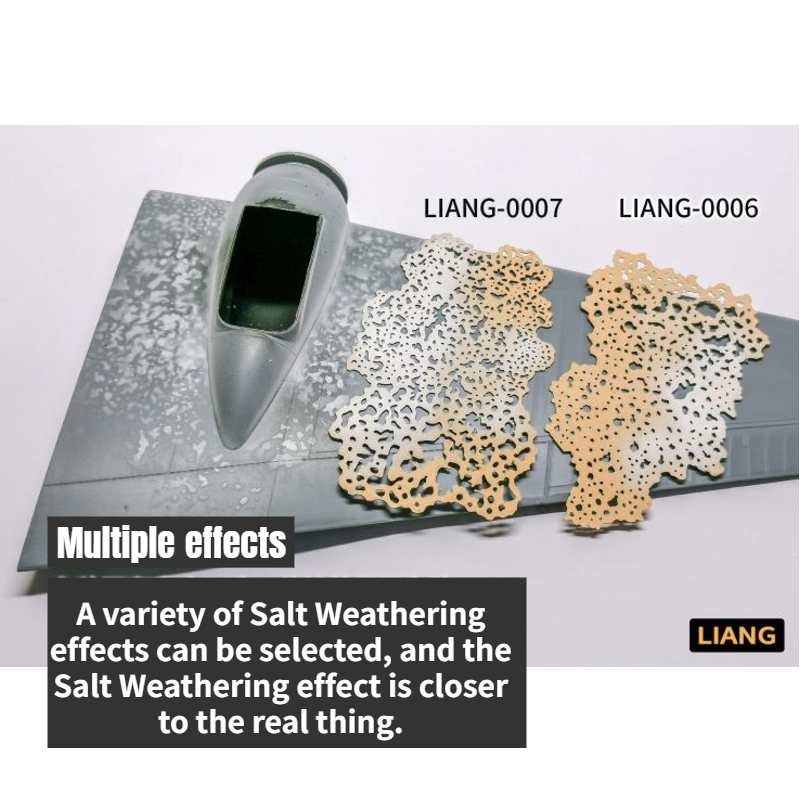 Salt Weathering Airbrush Stencils Tool For 1/35 1/48 1/72 Fighter Model ...