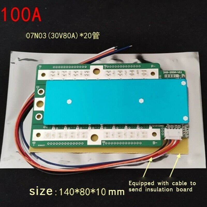 100A 200A 300A 130A 260A 390A 4S 12.8V LifePo4 BMS Protection Board ...