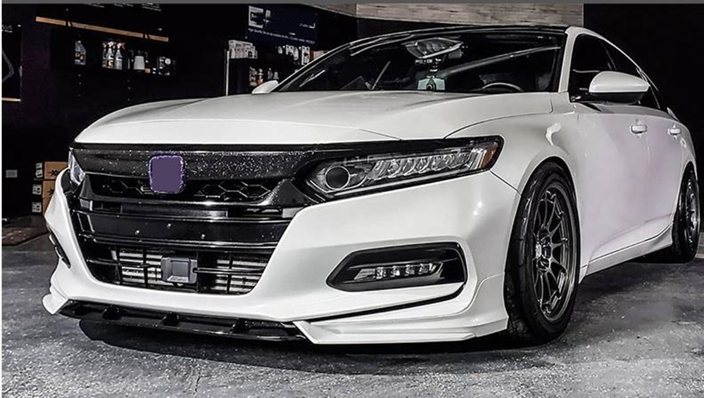 2018 Honda Accord ACR Style Front Bumper Lip Kit For 2018-2020 Honda ...