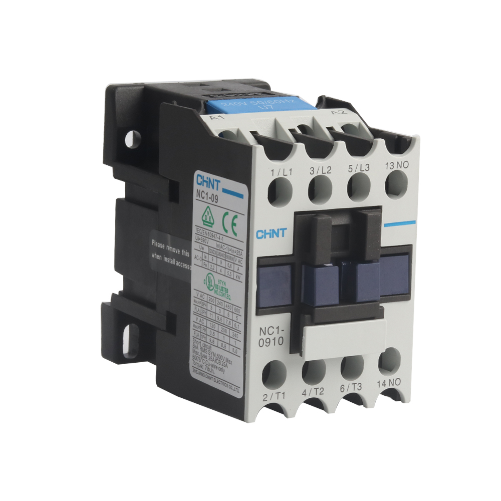 CHINT NC1-0910 4KW AC Coil Contactor 1 N/O AUX Starter 9 AMP 24/48/110 ...