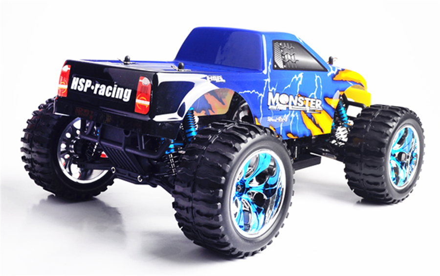 Rc Car 1/10 Scale Model Off Road Monster Truck Brushless Electric Car ...