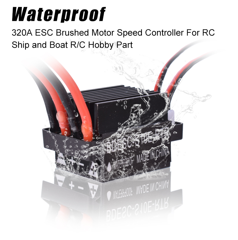 Rc Controller 320A Brushed Brush Motor Speed Controller ESC F. 1/10 1/ ...